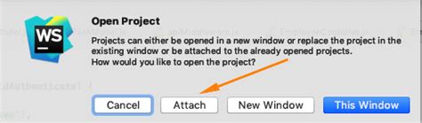Intellij Idea Webstorm How To Import Multiple Project In Same Window In Webstorm Stack