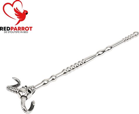 Devil Holle Penisplug Pro Silver Urethrale Dilator Duivel Rvs