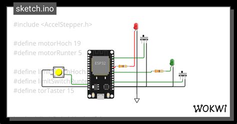 ESP8266 SwitchedTime Garagentor Wokwi ESP32 STM32 Arduino Simulator