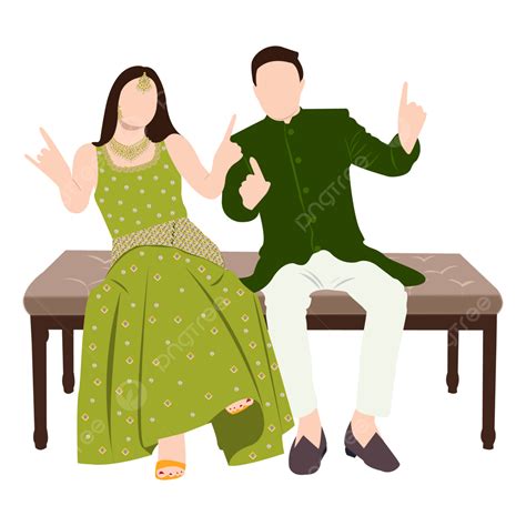 Indian Wedding Couple Outfits Traditional Lehenga And Indo Western For