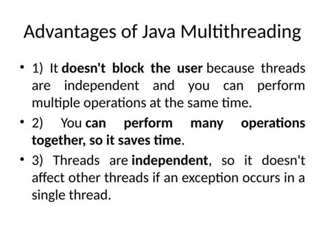 multi threading in java power point presenetation ppt
