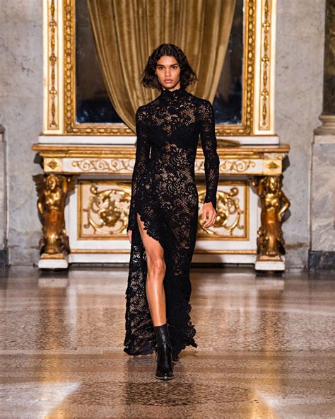 Ermanno Scervino On Instagram “black Lace Is An Outstanding Element Of