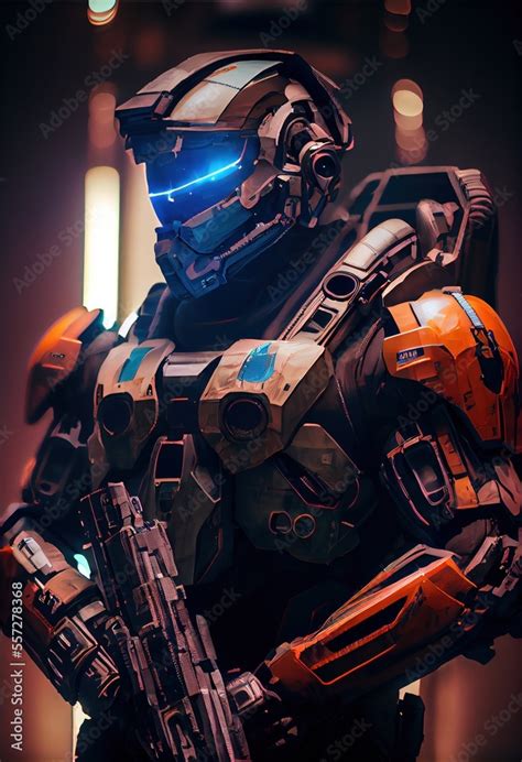Sci Fi Galactic Warrior