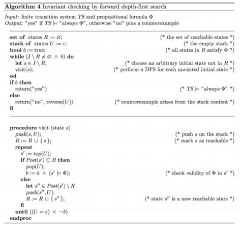 solved a implement the invariant checking algorithm by