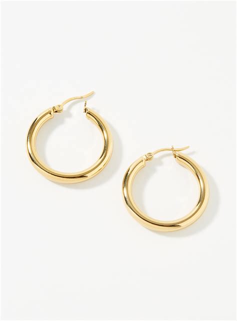 Twenty Compass Hailey Hoops In Assorted Modesens Twenty Compass Hailey Hoops In Assorted Modesens