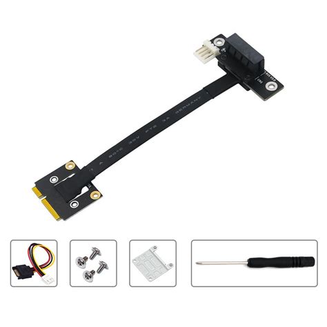 Thêm Thẻ 270 độ Mini Pcie Sang Pci E 1x Cáp Chuyển đổi Mini Pci Express