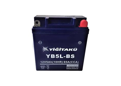 აკუმულატორი Yigitaku Battery 12v 5ah Yb5l Bs Mf Motorcycle Klg
