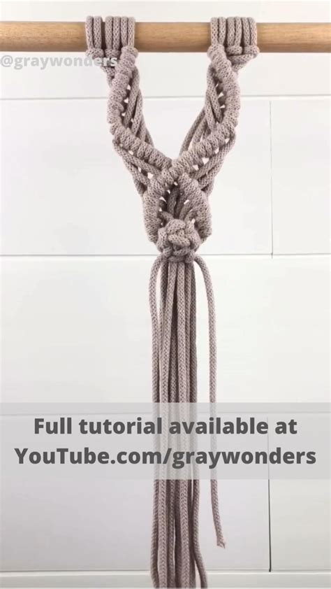 Diy Macrame Pattern For Wall Hangings Intermediate Youtube Artofit