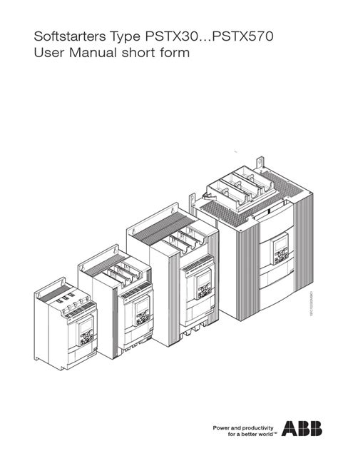 Softstarters Type Pstx30 Pstx570 User Manual Short Form Pdf Fuse