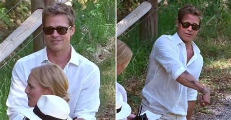Fans Hail Brad Pitt 59 As The ‘real Benjamin Button As He Shows Off Youthful Look