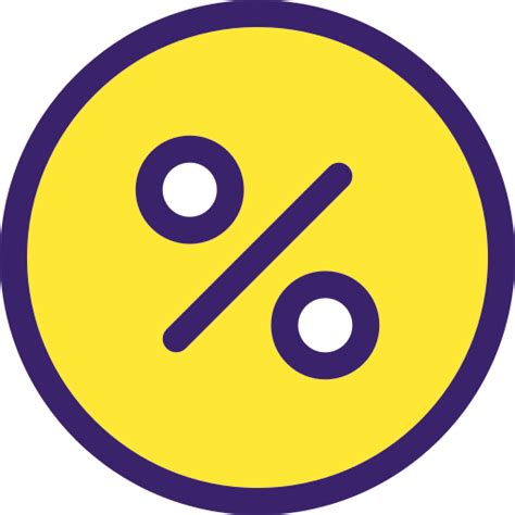 Percentage Generic Outline Color Icon