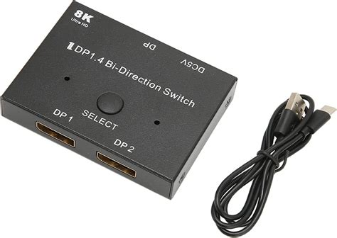 KOSDFOGE Displayport Switch K Hz In And In Bidirectional Displayport Switch
