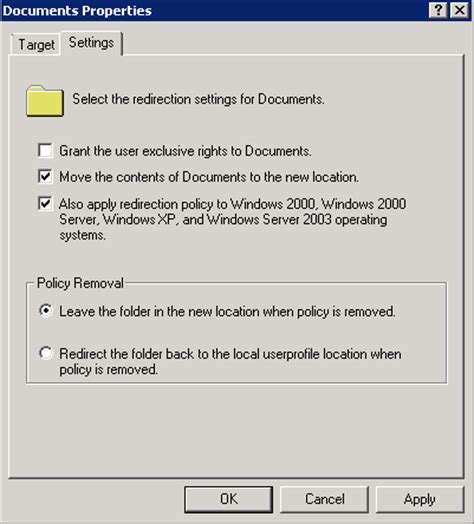 Folder Redirection Using GPO Access Denied For Administrators R Sysadmin