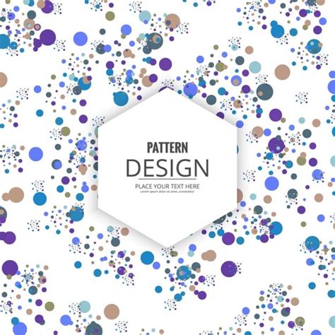 Free Vector Background With Abstract Composition Of Dots