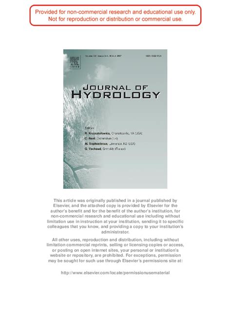 Pdf Gis Based Recharge Estimation By Coupling Surfacesubsurface Water Balances