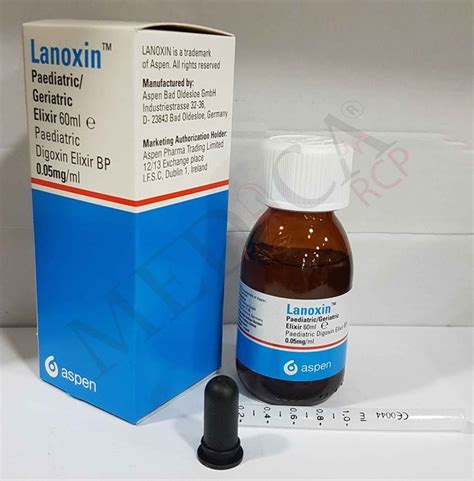 Medica Rcp Lanoxin Pg Indications Side Effects Composition