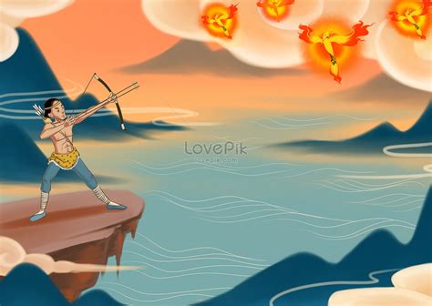 Hou Yi Shooting The Sun Illustration Image Picture Free Download 400258380