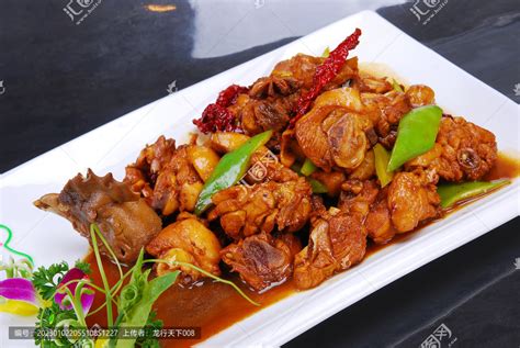 生炒小公鸡中国菜系食品餐饮摄影素材汇图网