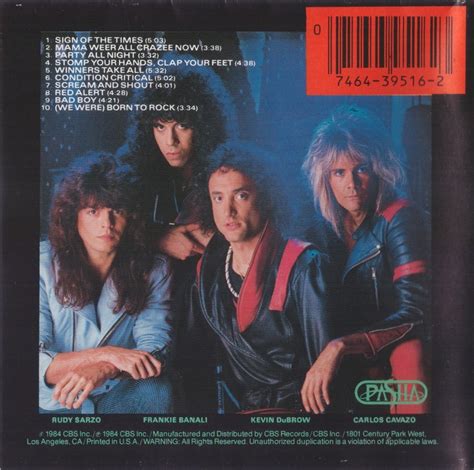 Cries From The Quiet World Quiet Riot Condition Critical