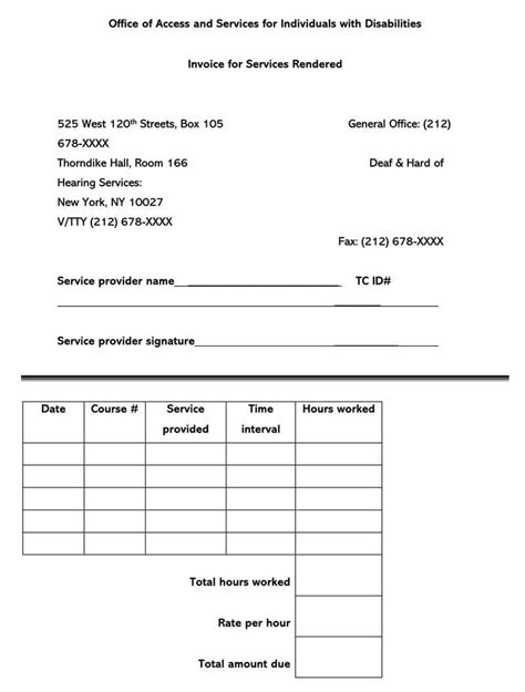 15 Free Service Receipt Bill Templates Word Excel Pdf