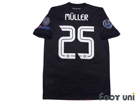Bayern Munichen 2020 2021 3RD Shirt 25 Thomas Müller Bundesliga Patch