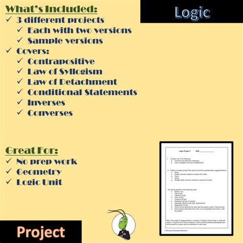 Geometry Logic Project Printable PDF Version Choice Project Made By Teachers