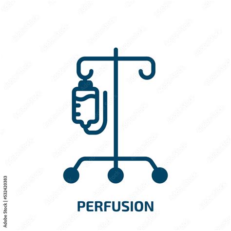 Vecteur Stock Perfusion Icon From Medical Collection Filled Perfusion