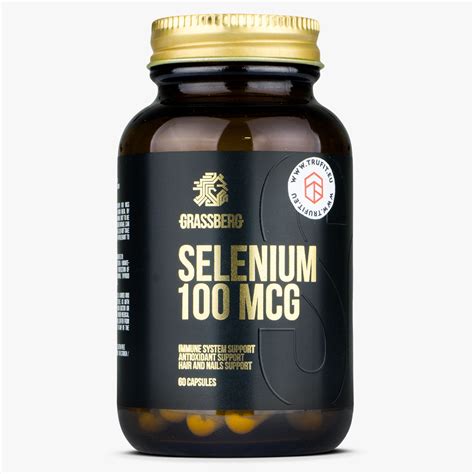 Grassberg Selenium 100 Mcg Immune System Support Trufiteu