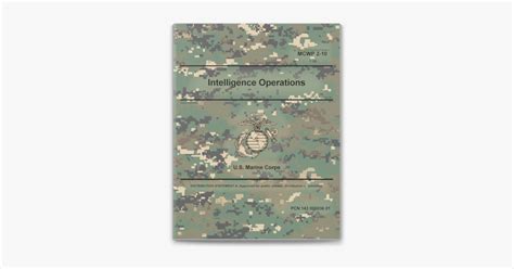 ‎marine Corps Warfighting Publication Mcwp 2 10 Intelligence Operations October 2021 On Apple Books
