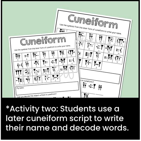 Free Cuneiform Activity Worksheet Download Free Cuneiform Activity