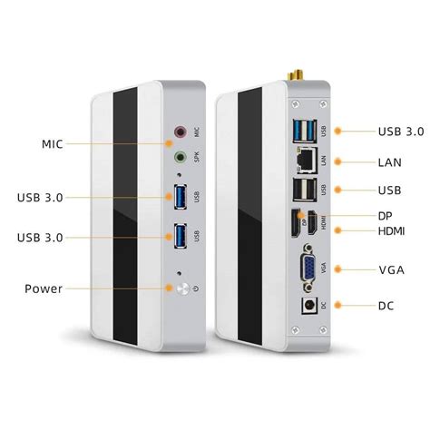 TexHoo Mini PC Intel N Windows Pro Linux Sistemos Blokas Pfsense ITX Stalinis Biuro