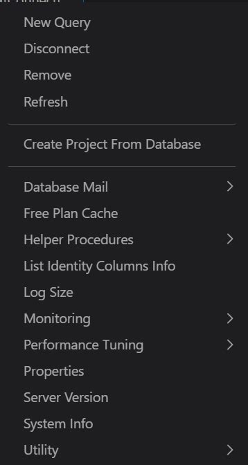 Mssql Scripts And Utilities Visual Studio Marketplace