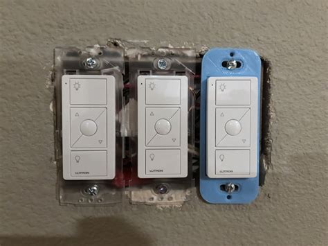 Wallplate Bracket For Lutron Caseta Pico Remote By Josh Carter