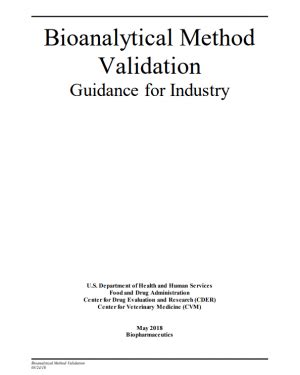 Bioanalytical Method Validation Guidance For Industry The IMPT