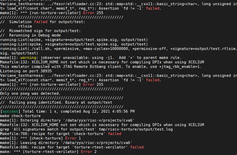 Ci Travis Ci Emul Sh Encounter Problem Issue 707 Openhwgroup Cva6