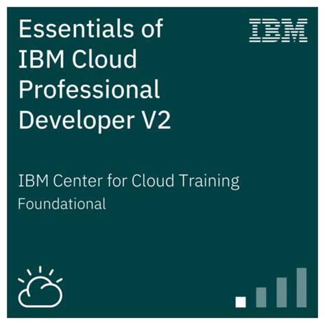 Essentials Of IBM Cloud Professional Developer V Credly