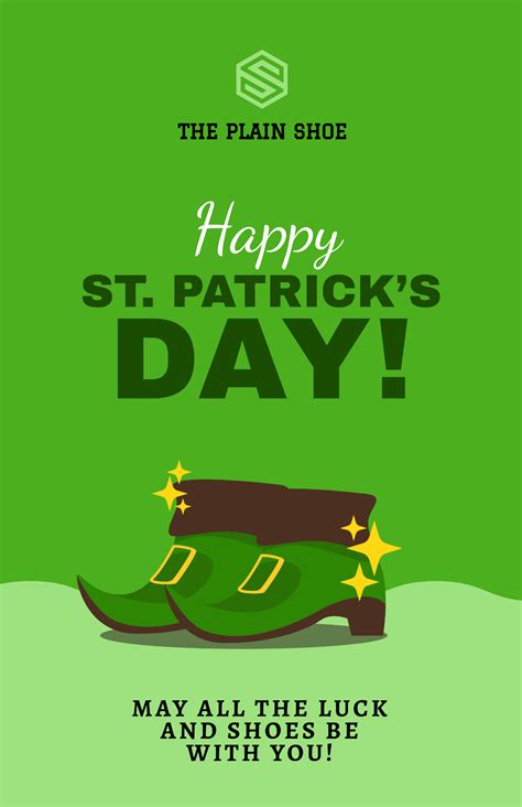 Free Happy St Patricks Day Poster Template To Edit Online