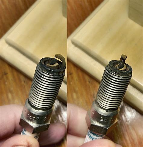 My Ms6 Of 2 Years Gave Me This Melted Plug And A Cylinder Misfire Momentarily Car Still Seems