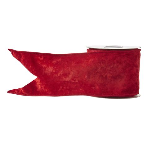 Raz 2 Red Velvet Wired Christmas Ribbon Raz Imports Raz Christmas