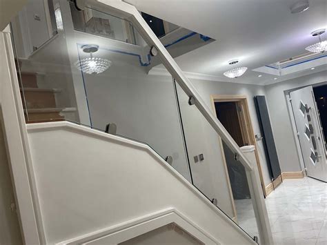 Glass Panel Staircase Grays Essex → Visage Glass And Steel