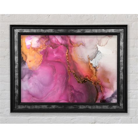 Bright Star Coloured Textures Water Single Picture Frame Art Prints