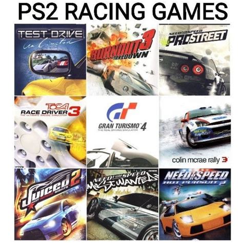 PS Gran Turismo NFS Most Wnted Burnout Racing Games PS Games Playstation Shopee