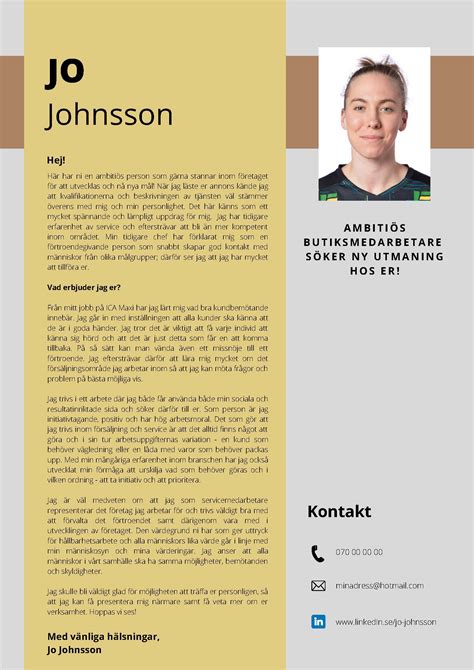 Jämför personliga brev