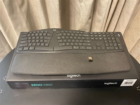 Logitech Ergo K860 Wireless Ergonomic Keyboard With Wrist Rest Cover Computers And Tech Parts
