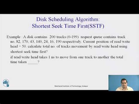 Disk Scheduling In Operating System Part II YouTube