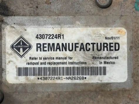 International Vt365 Engine Control Module Ecm For A 2007 Ic