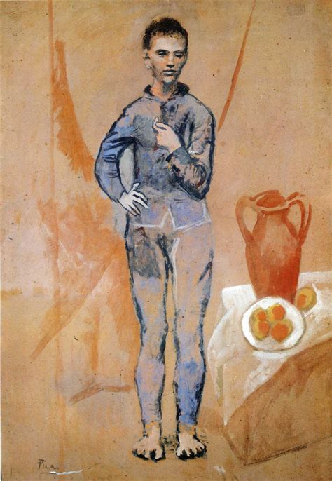 Pablo Picasso Juggler With Still Life 1905 Werkbeschreibung Artchiv