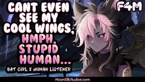 Part 1 F4m Sfw Tsundere Bat Girl Finds You In Her Cave Heights