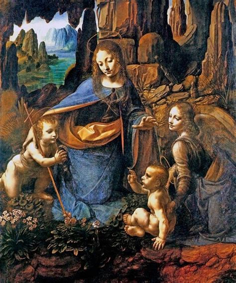 Virgen De Las Rocas Da Vinci Virgen De Las Rocas Leonardo Da Vinci