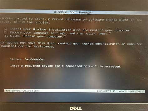 Hỏi Thắc Mắc Lỗi Window Boot Manger Trên Máy Dell Cài Windows 10